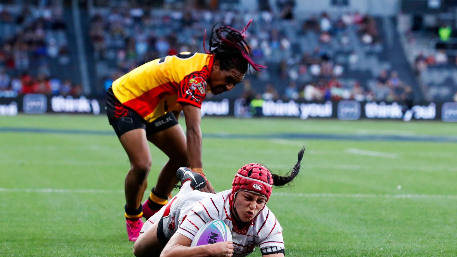 Emily Rudge shines for England as they see off Papua New Guinea | Rugby ...