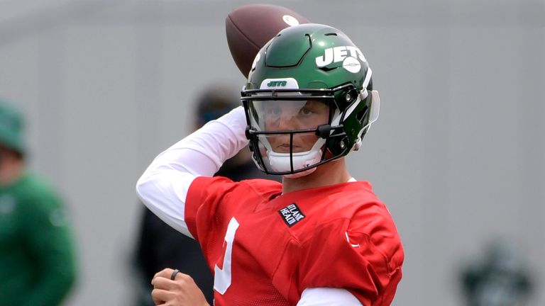 New York Jets rookie QB Zach Wilson 'relentless' in quest to learn new ...