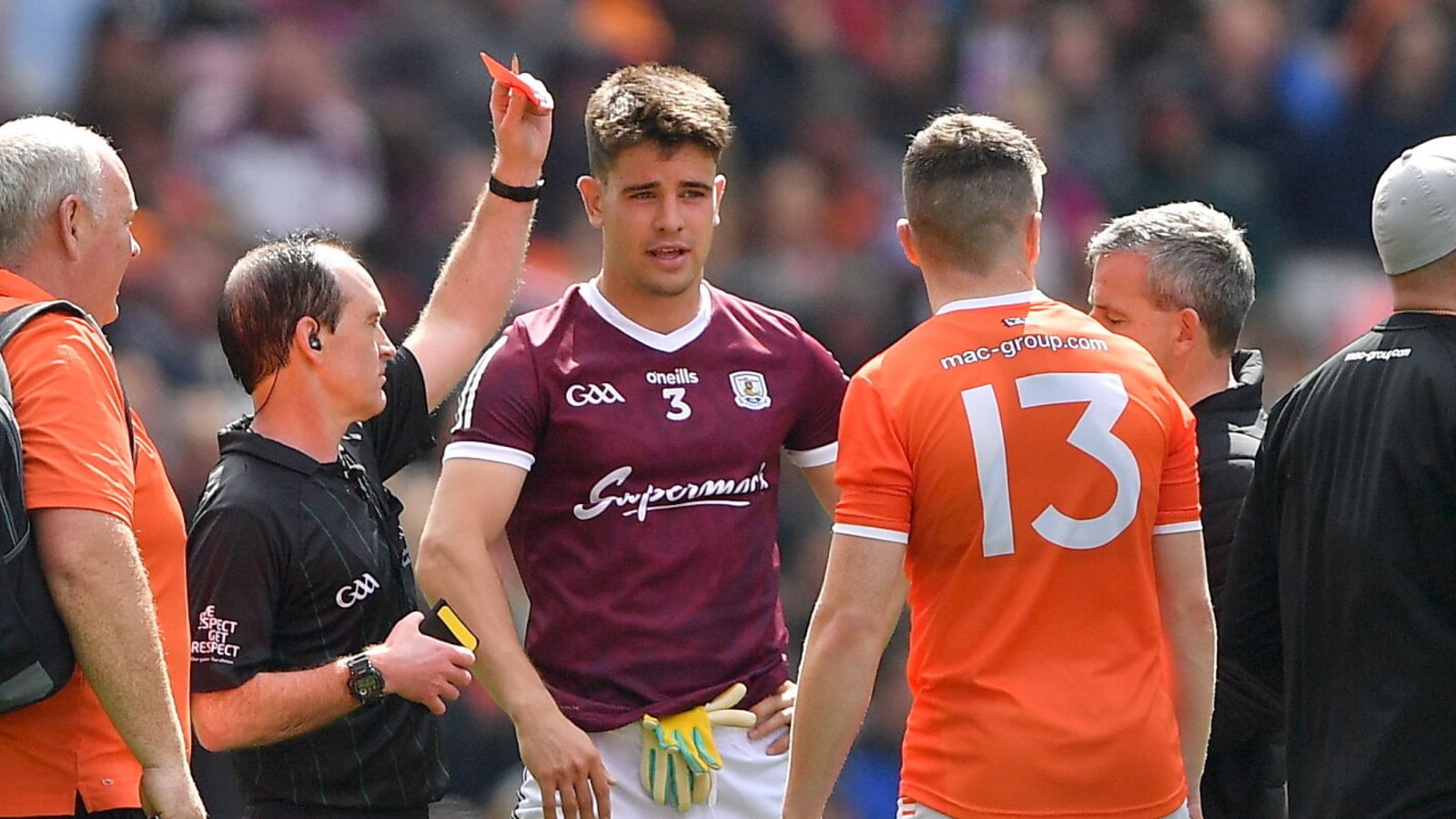 Galway captain Sean Kelly on rescinded red card against Armagh: 'He had ...