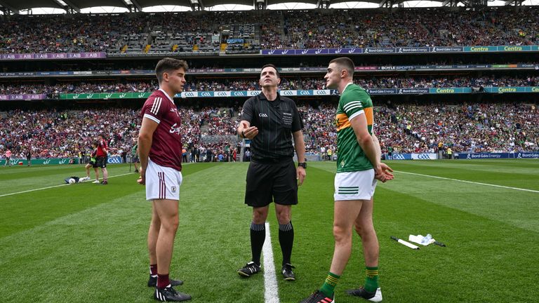 All-Ireland officials Sean Hurson and Colm Lyons discuss solutions to ...