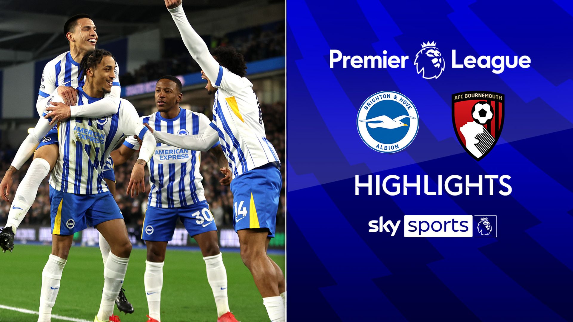 Brighton 2-1 Bournemouth: Welbeck's late winner ignites European bid