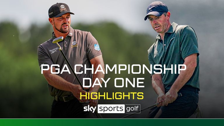 PGA Championship: Jhonattan Vegas leads as Luke Donald impresses and Rory McIlroy struggles at ...